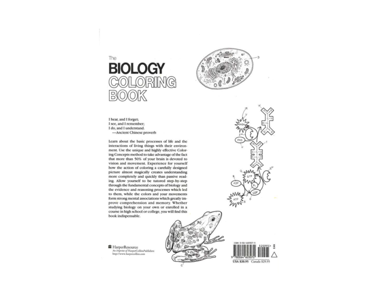 Biology Coloring Book - Coloring Concepts, Inc.